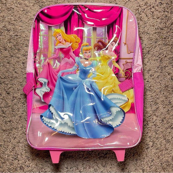 Disney | Accessories | Disney Princess Rolling Backpack | Poshmark
